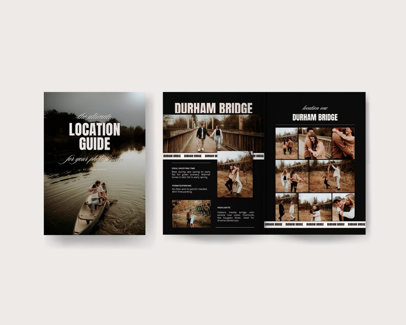 Canva Location Guide Template | Customizable Client Welcome Packet ...