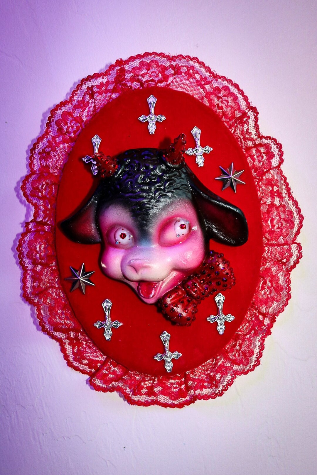 Red Velvet Baby Baphomet - Etsy