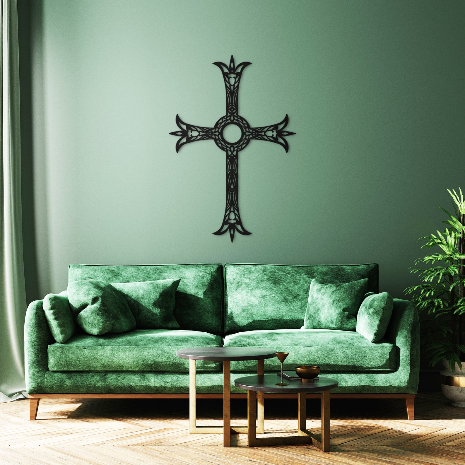 Metal Wall Cross, Cross Wall Decor, Farmhouse Decor, Christian Wall Art ...