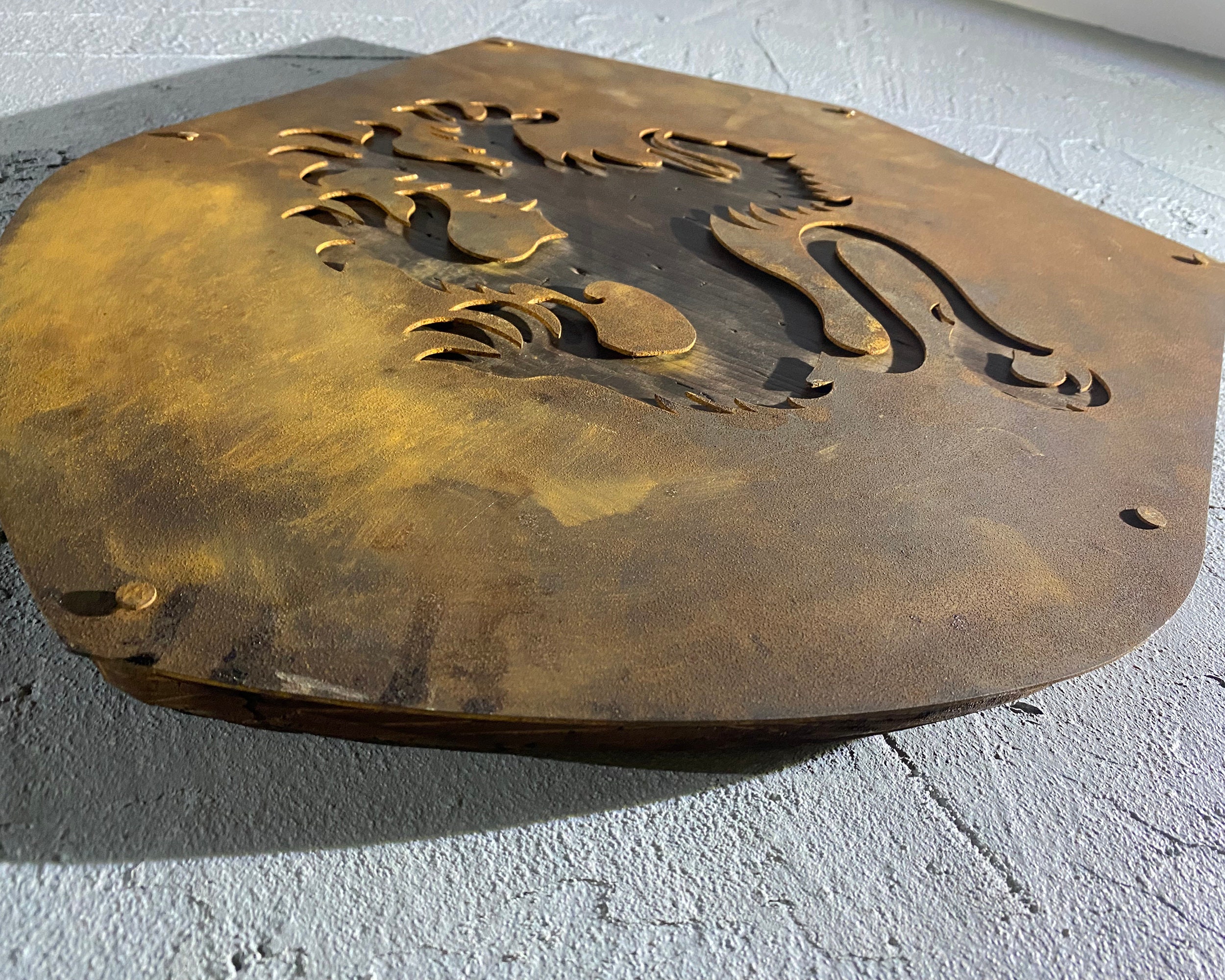 Authentic Medieval Wooden Shield Wall Decor Handcrafted Knight Shield ...