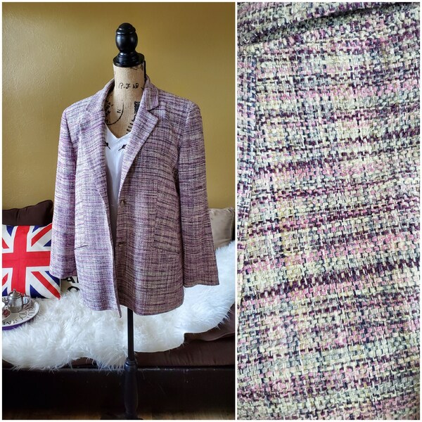 Tweed Jacket - Etsy