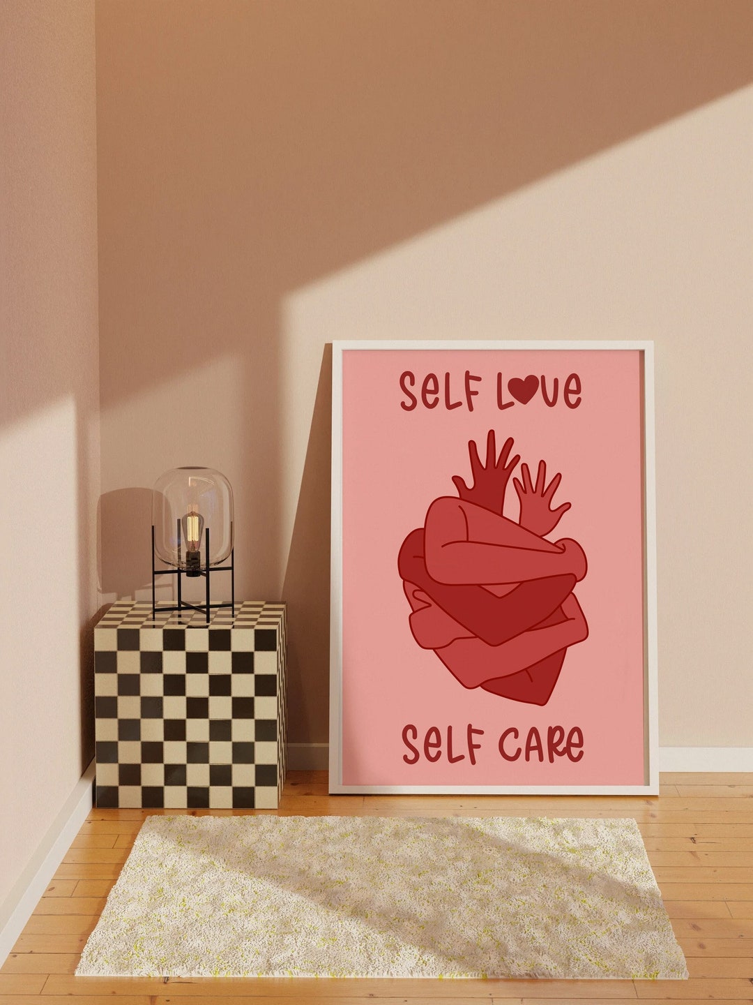 Self Love Print,y2k Decor,preppy Room Decor,retro Wall Art,positive ...