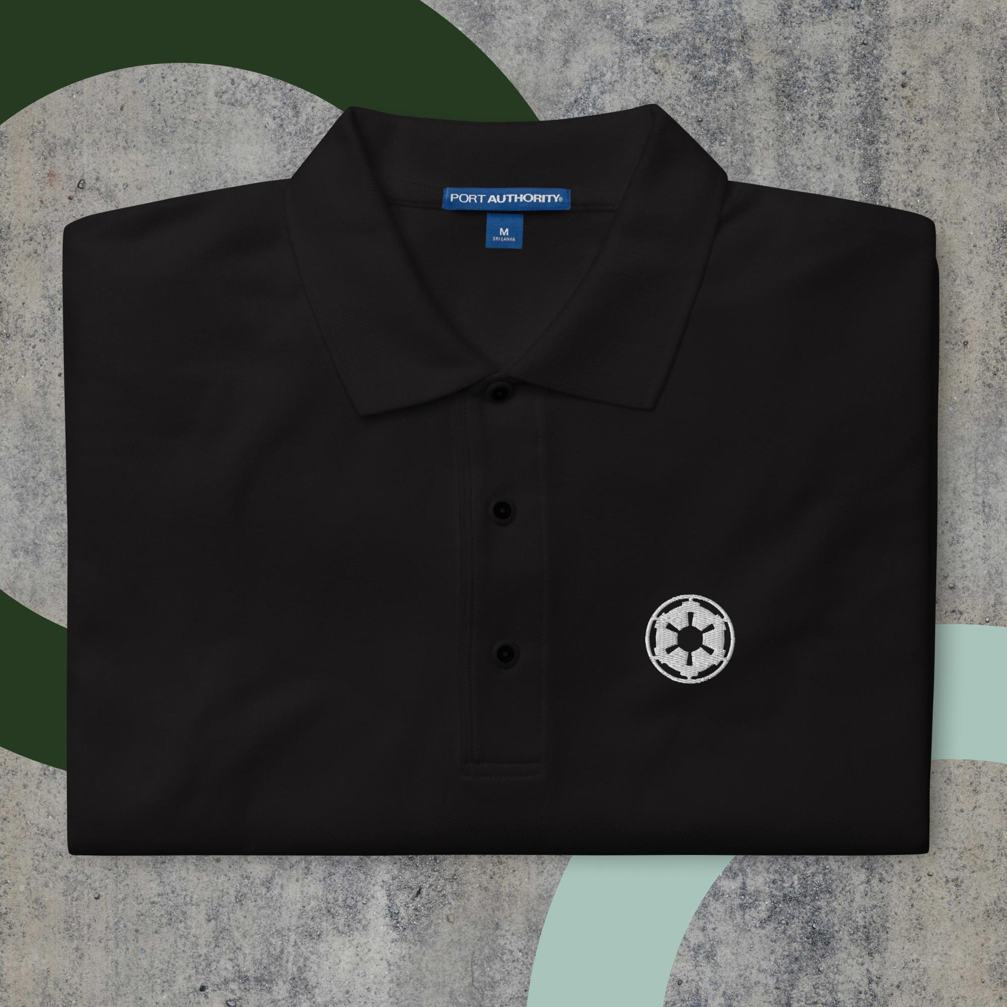 Embroidered Star Wars Empire Symbol Polo: Minimalist Golf Shirt - Etsy