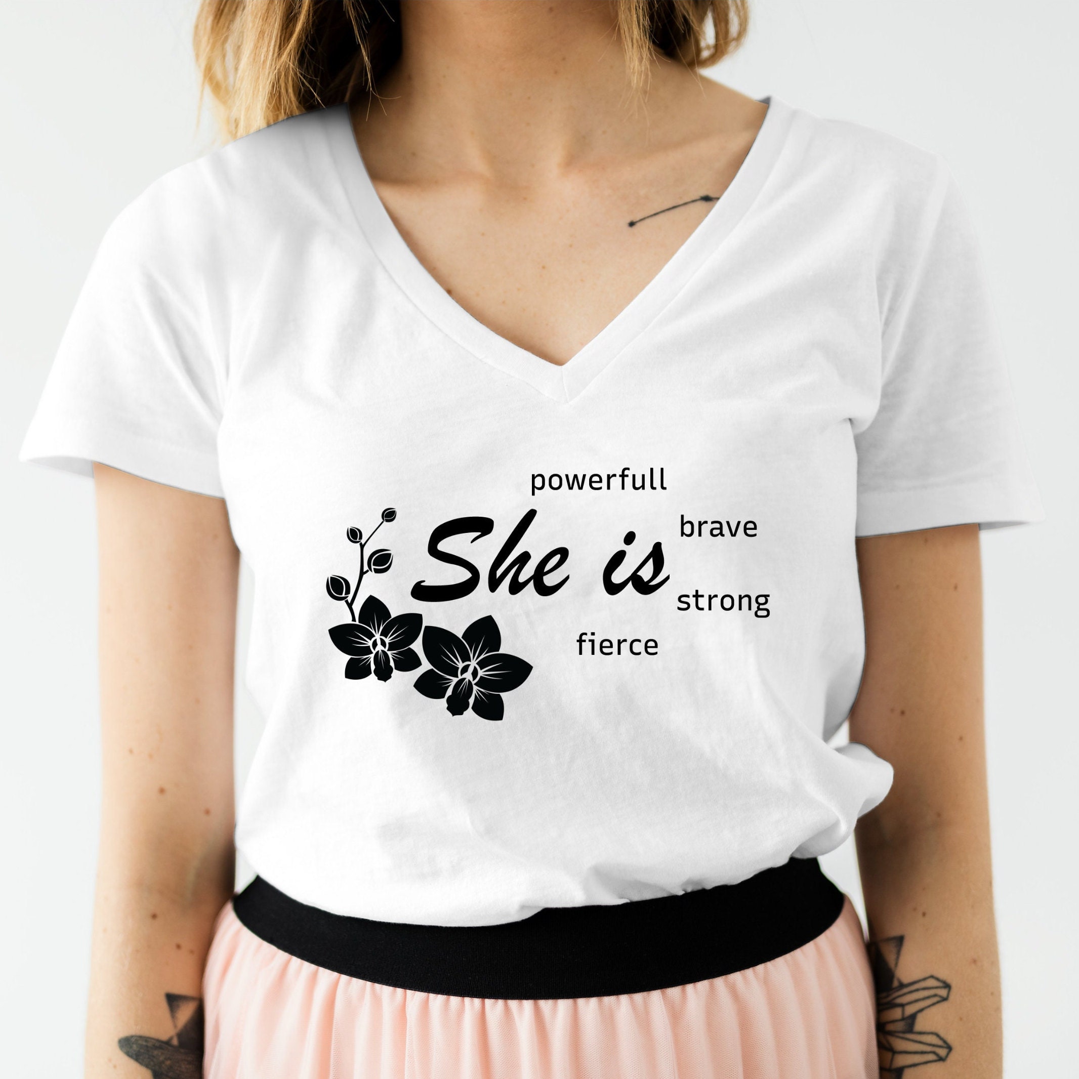 She is Svg, Woman Affirmation Svg - Etsy