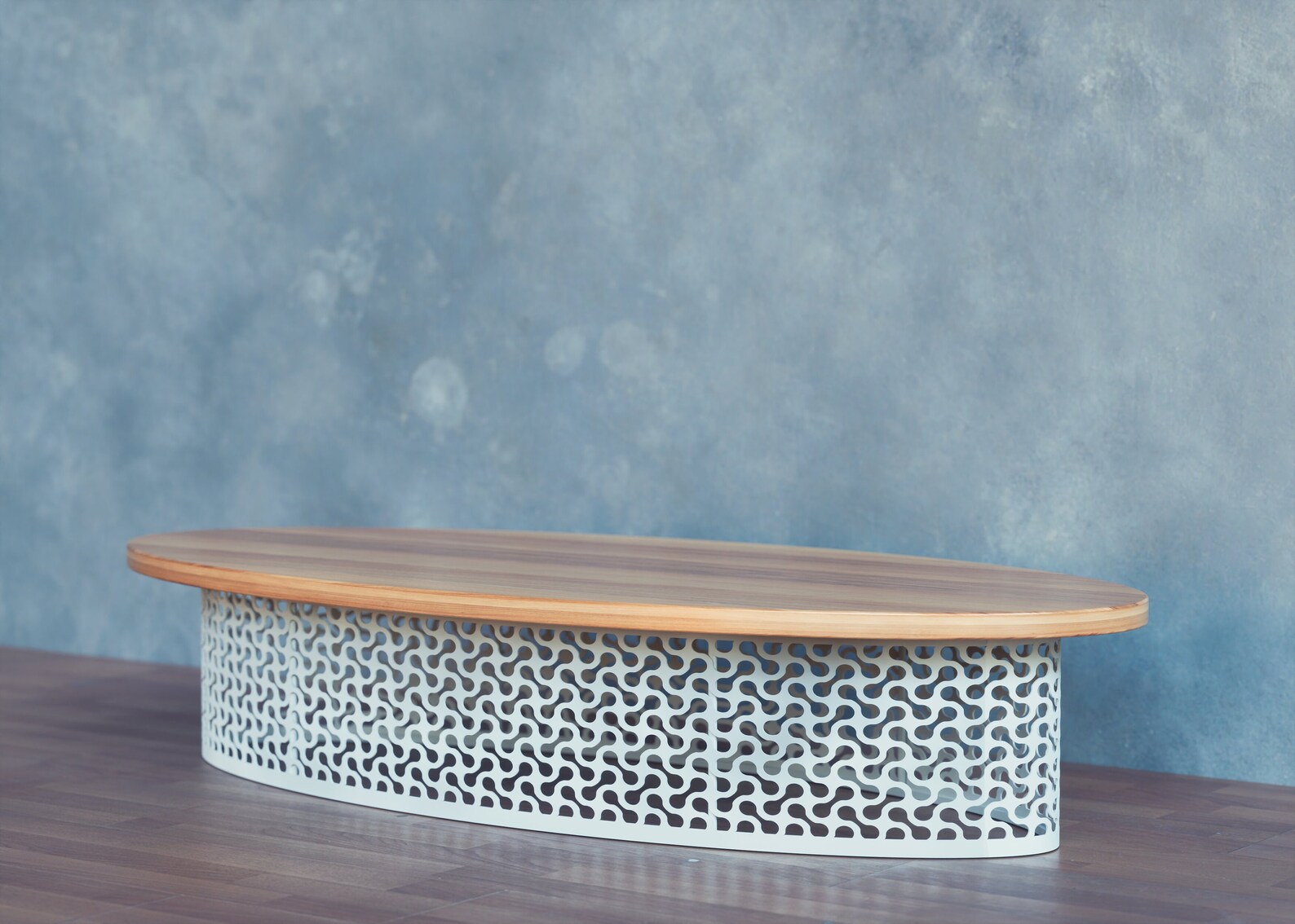 Ellipse Coffee Table Unique Coffee Table Wood Coffee Table - Etsy