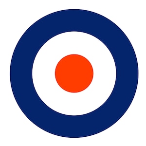 RAF Ensign : Bullseye , RAF Roundel, Mod Target Mod Print Svg , Brit ...