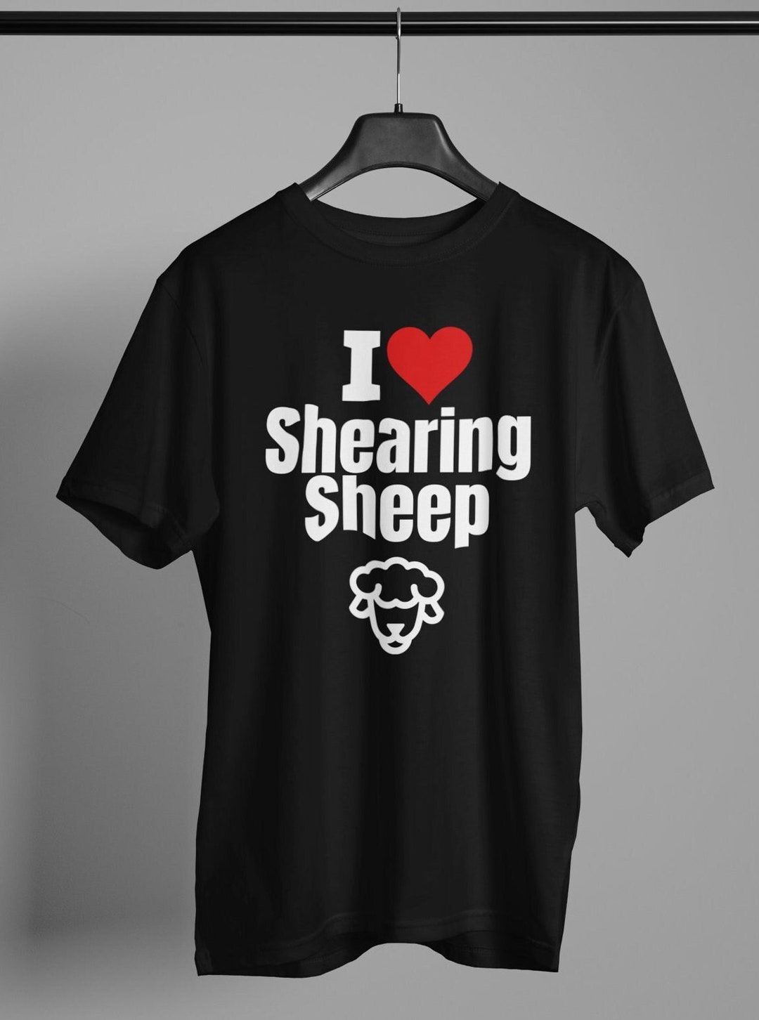 Sheep Shearing T Shirt -sheep Shearers Gift Farm Wear” I Love Shearing ...