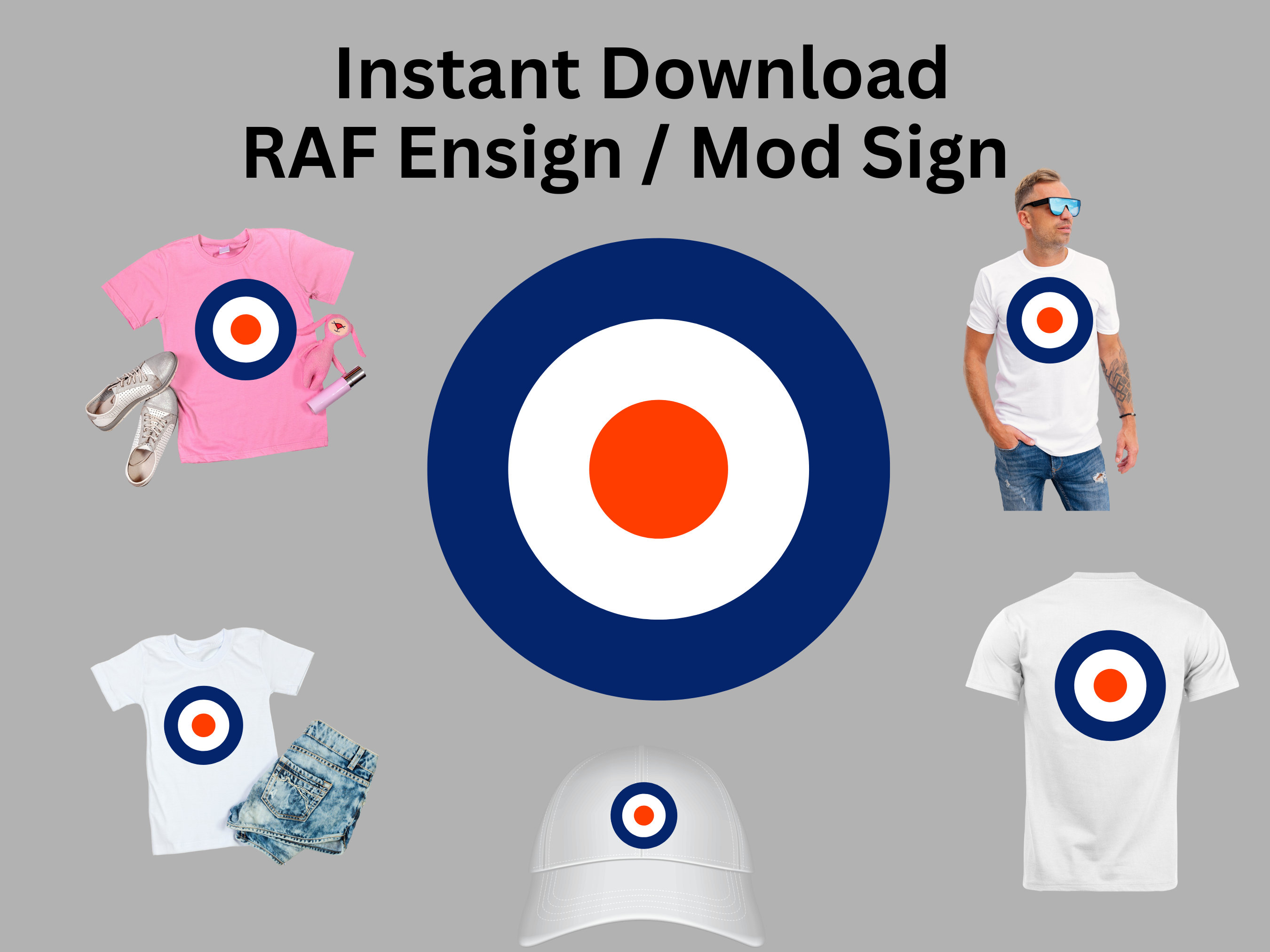 RAF Ensign : Bullseye , RAF Roundel, Mod Target Mod Print Svg , Brit ...