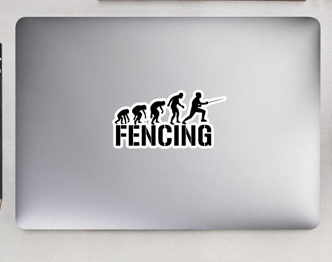 Fencing Stickers the Evolution of Fencing Cool Stickers for Books ...