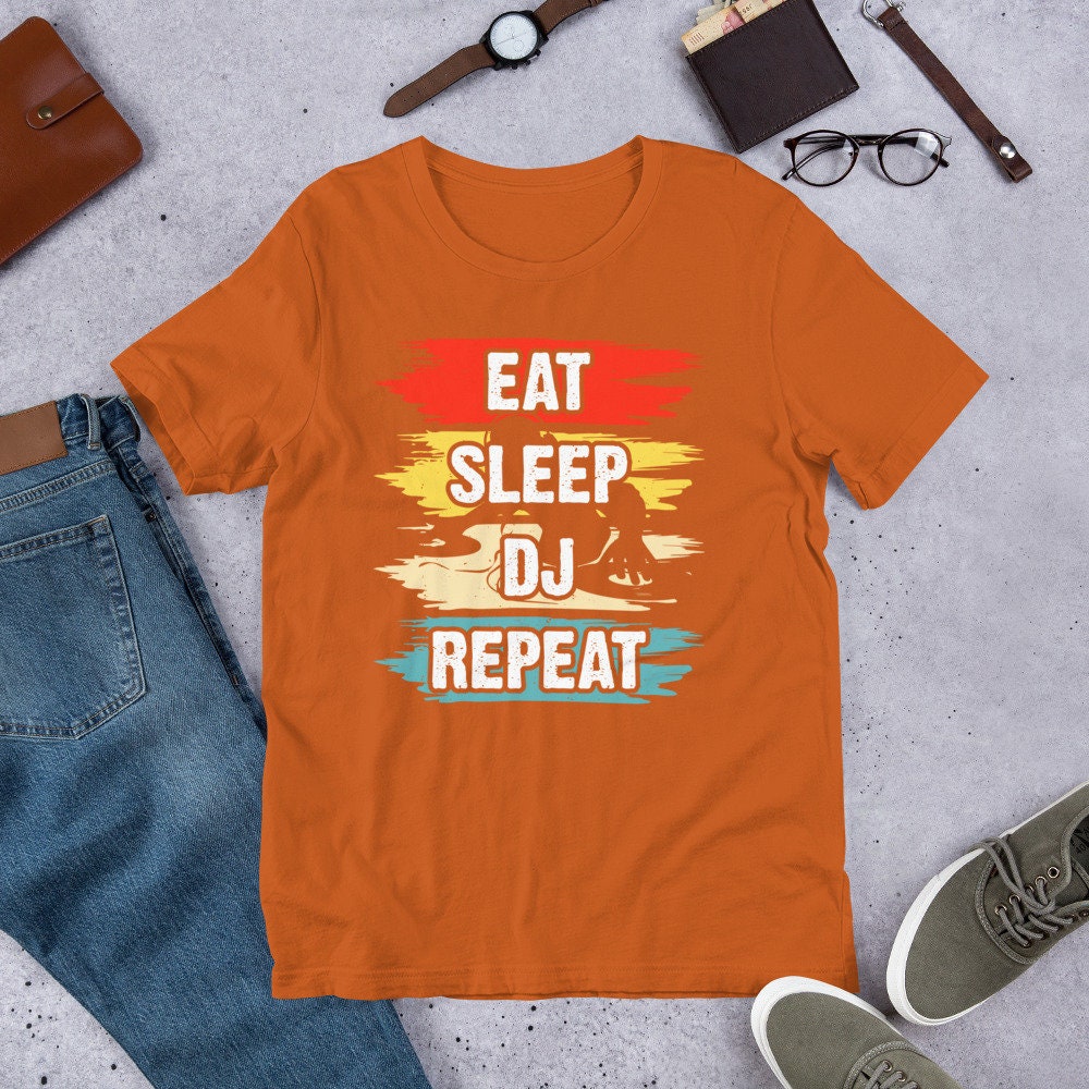 Camiseta de DJ regalo ideal para un DJ o fanático de la música Eat ...