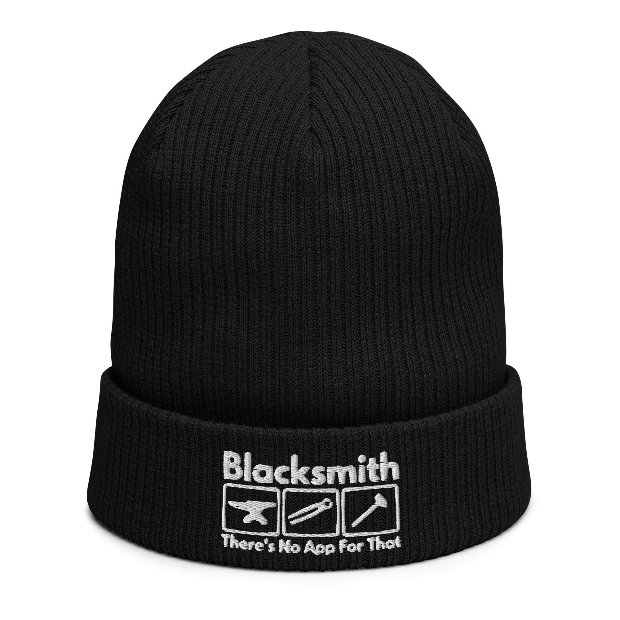 Blacksmith Gift - Embroidered Beanie the Blacksmith Hat - a Great ...
