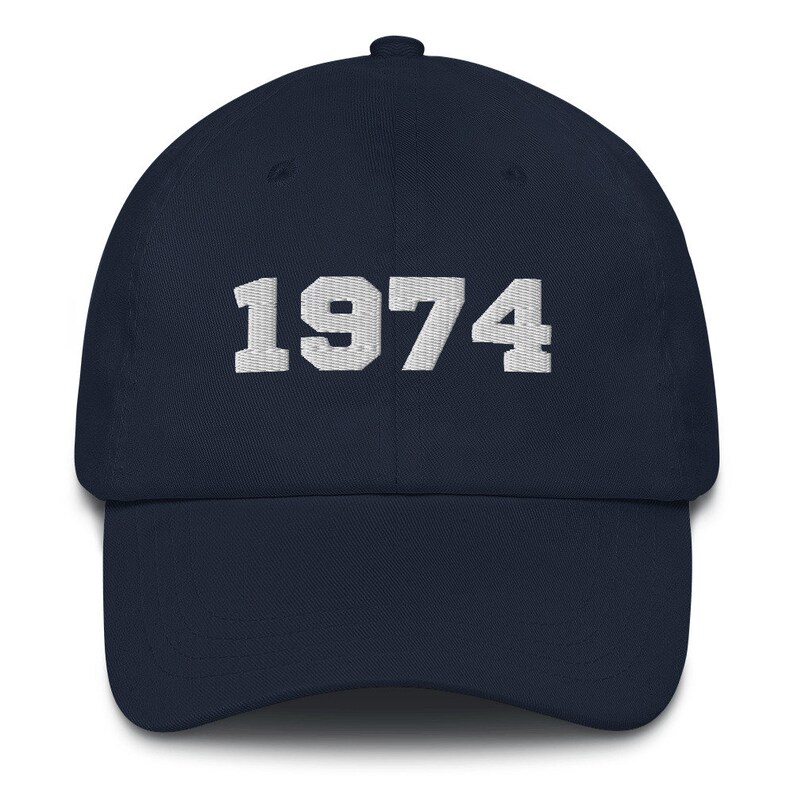 1974 Embroidered Dad Hat: Vintage Birthday Gift - Etsy
