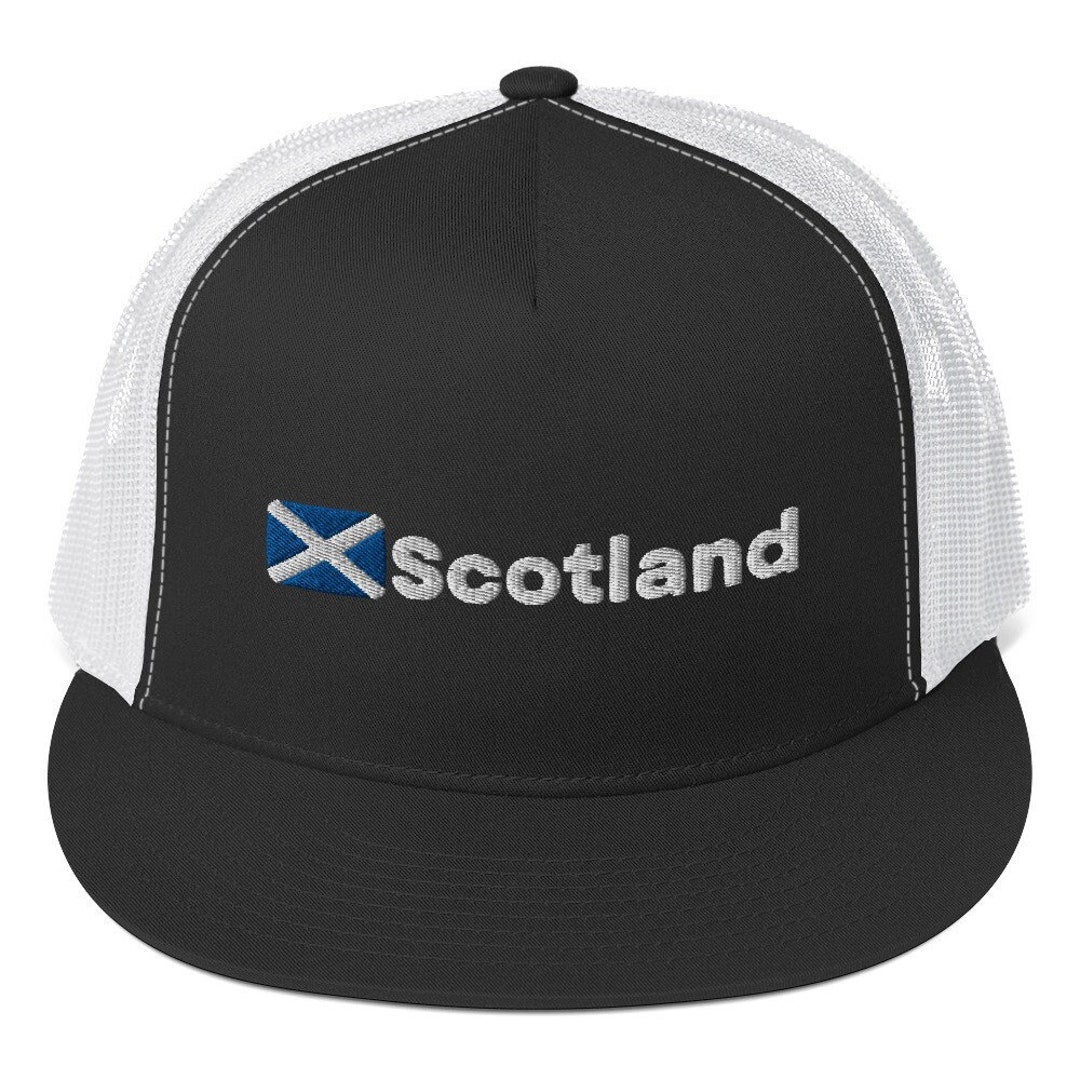 Scotland Trucker Cap - Scotland Embroidered Trucker Cap Scottish Gift ...