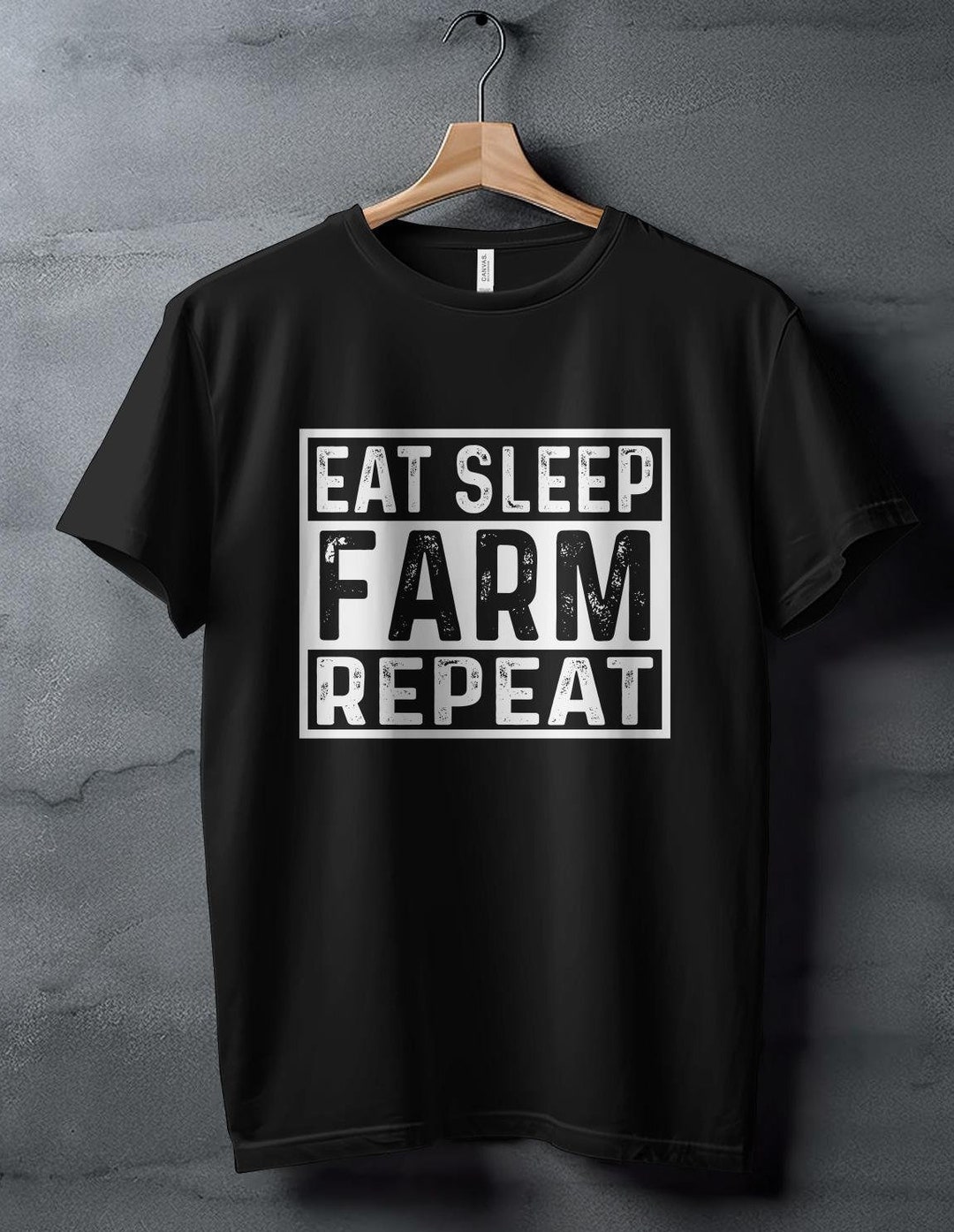 Eat Sleep Farm Repeat T-shirt: Funny Unisex Farmer Tee - Etsy UK