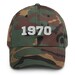 1970 Embroidered Dad Hat: Vintage Birthday Gift - Etsy