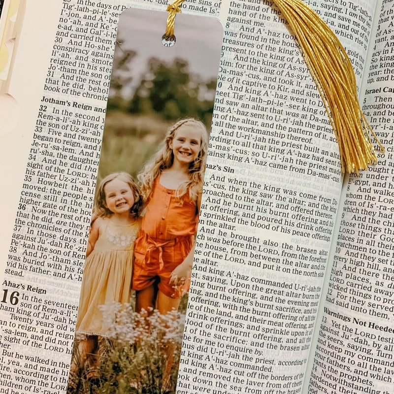 Photo Bookmark - Etsy