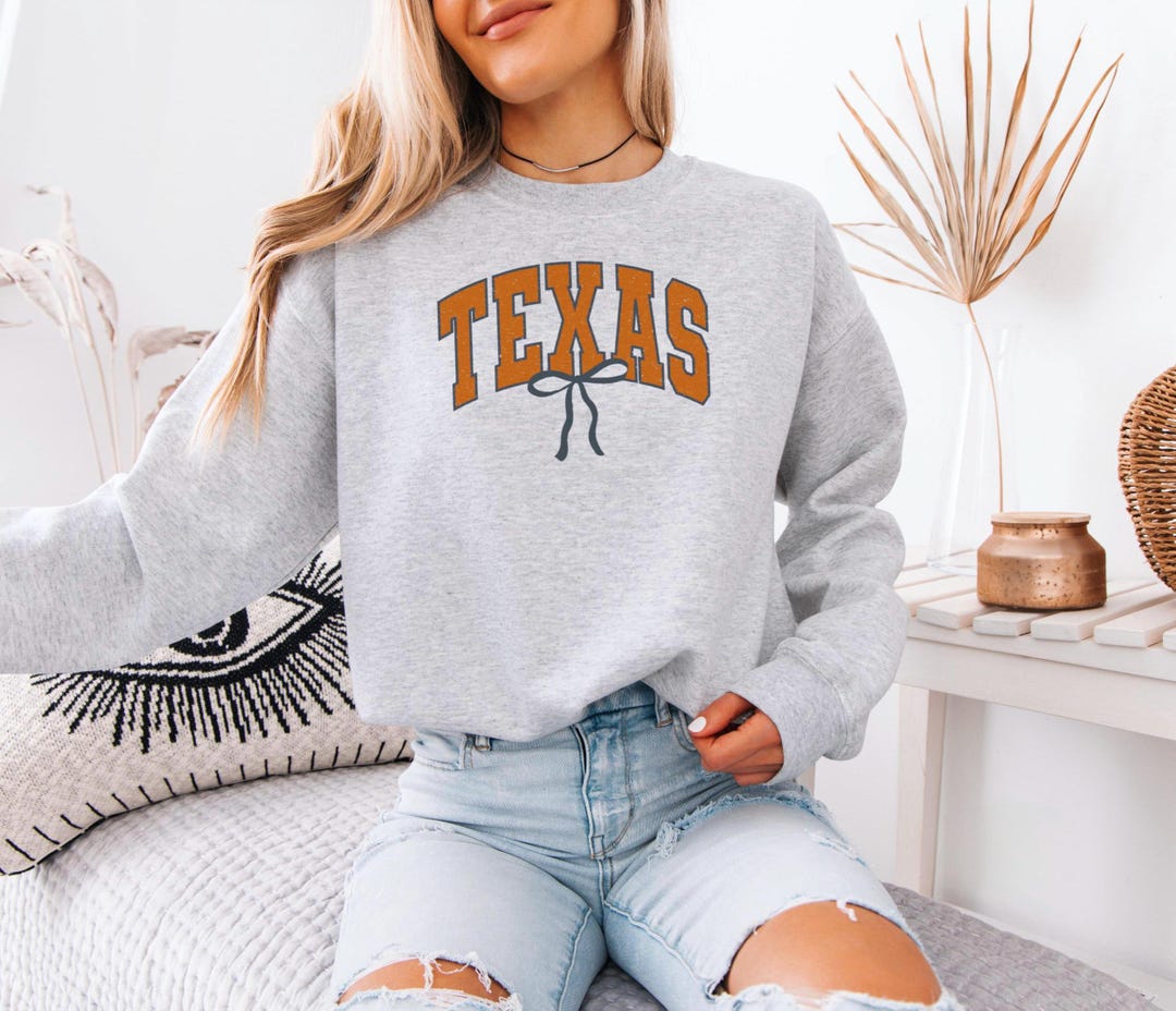 Texas Longhorn Sweatshirt, Football Sweatshirt - Etsy