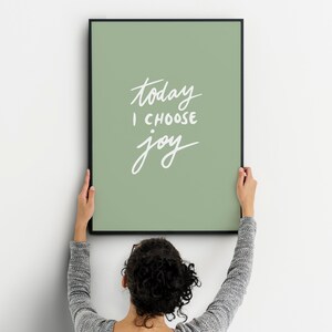 Choose Joy Printable Wall Art, Choose Joy Sign, Joy Christmas Printable ...
