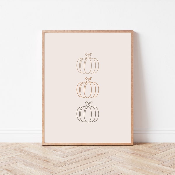 Minimal Fall Decor - Etsy