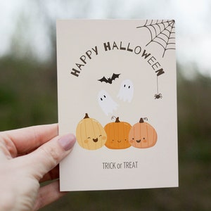 Printable Halloween Card, Happy Halloween Greeting Card, Halloween Card ...