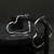 Y2k Irregular Silver Metal Liquid Ring, Irregular Dripping Open Ring ...
