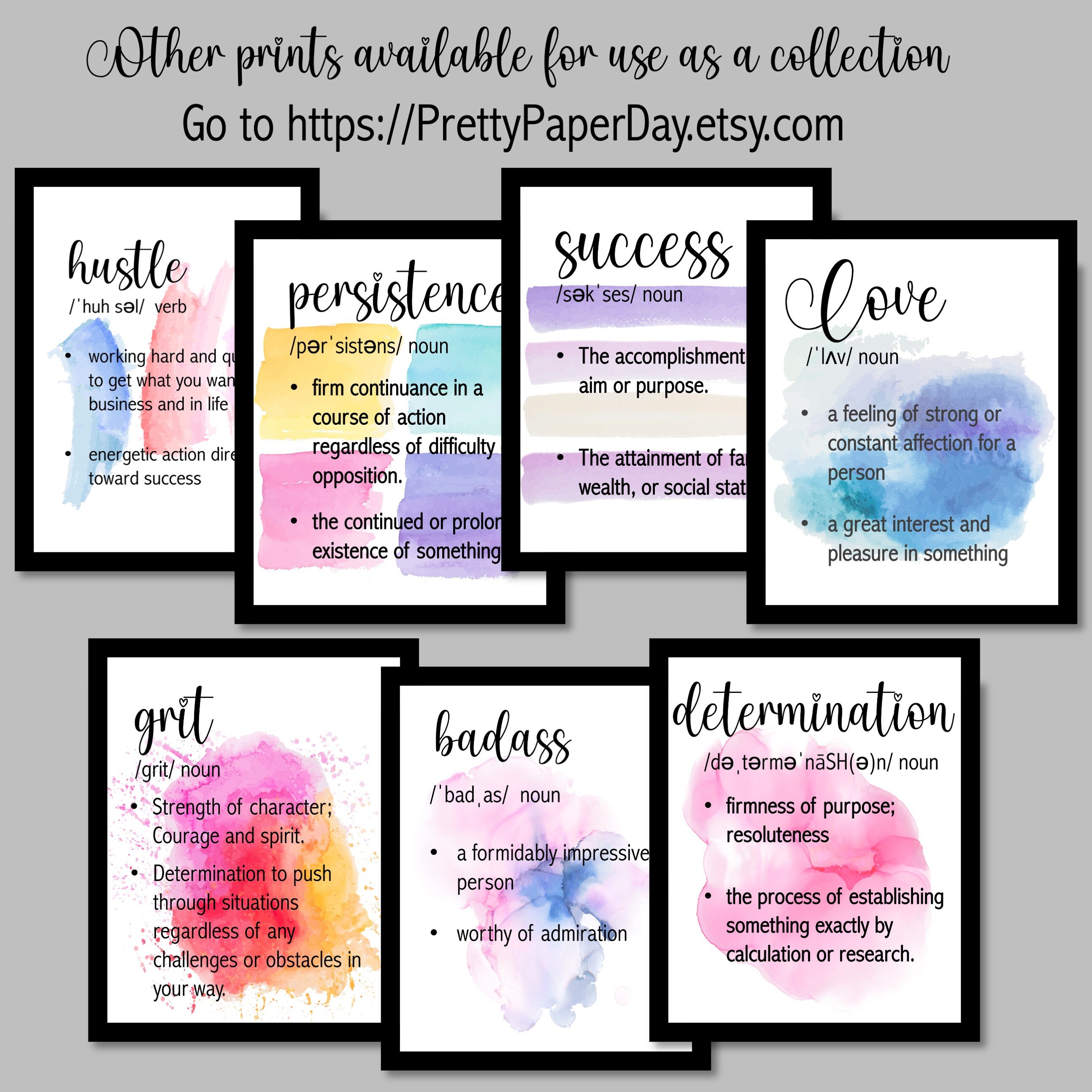 Success Office Print Office Decor for Women Success - Etsy