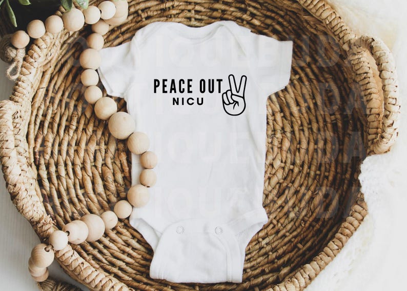 Peace Out NICU Svg, NICU Grad Cut File, Preemie Baby Png, NICU ...