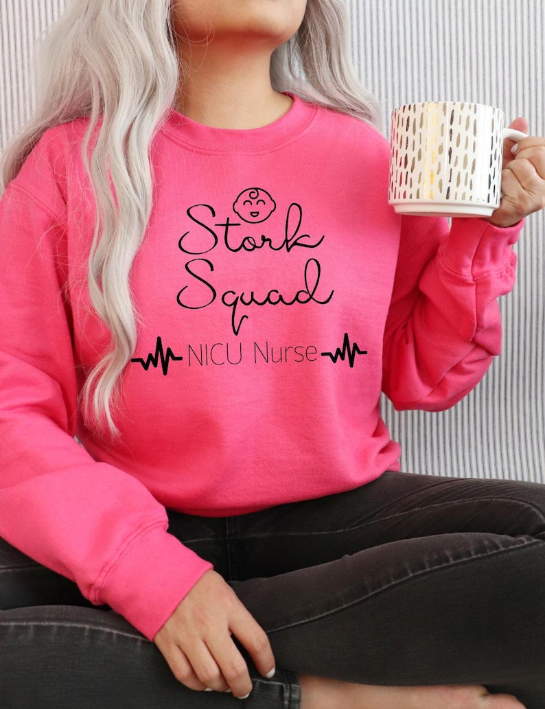 Stork Squad NICU Nurse Svg, Neonatal Nurse Cut File, Baby Nurse Png ...