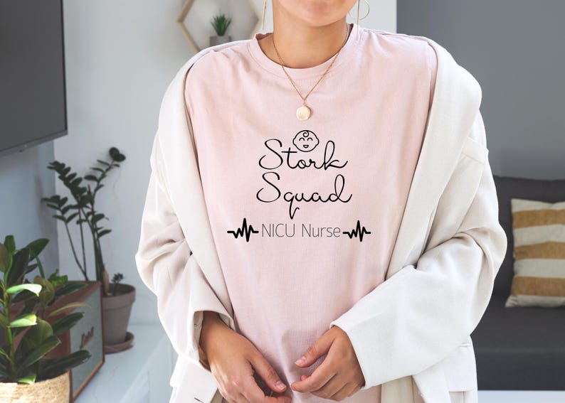 Stork Squad NICU Nurse Svg, Neonatal Nurse Cut File, Baby Nurse Png ...