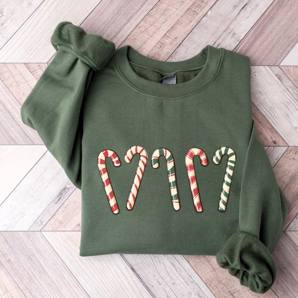 Candy Cane Sweater - Etsy