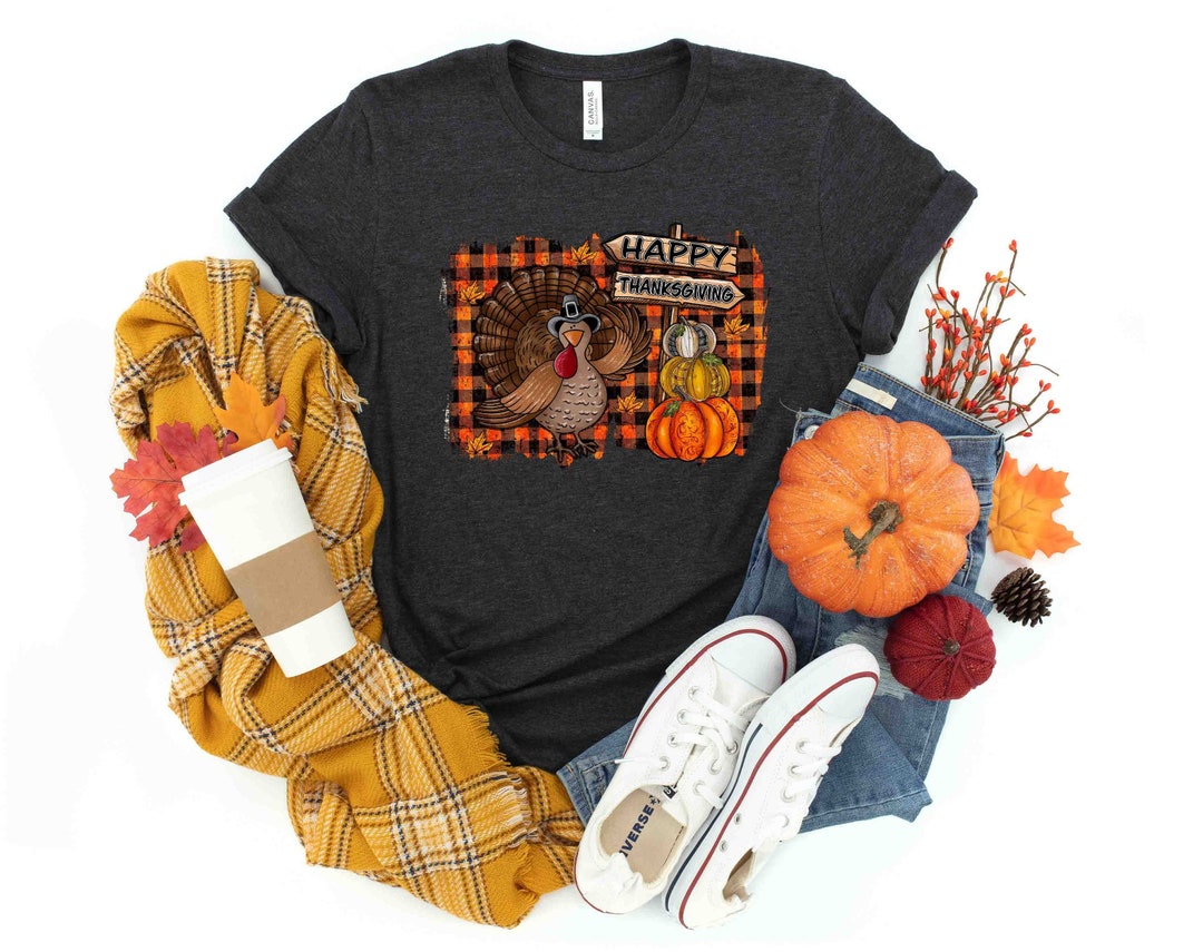 Happy Thanksgiving T-shirt, Thanksgiving Shirt ,family Thanksgiving ...