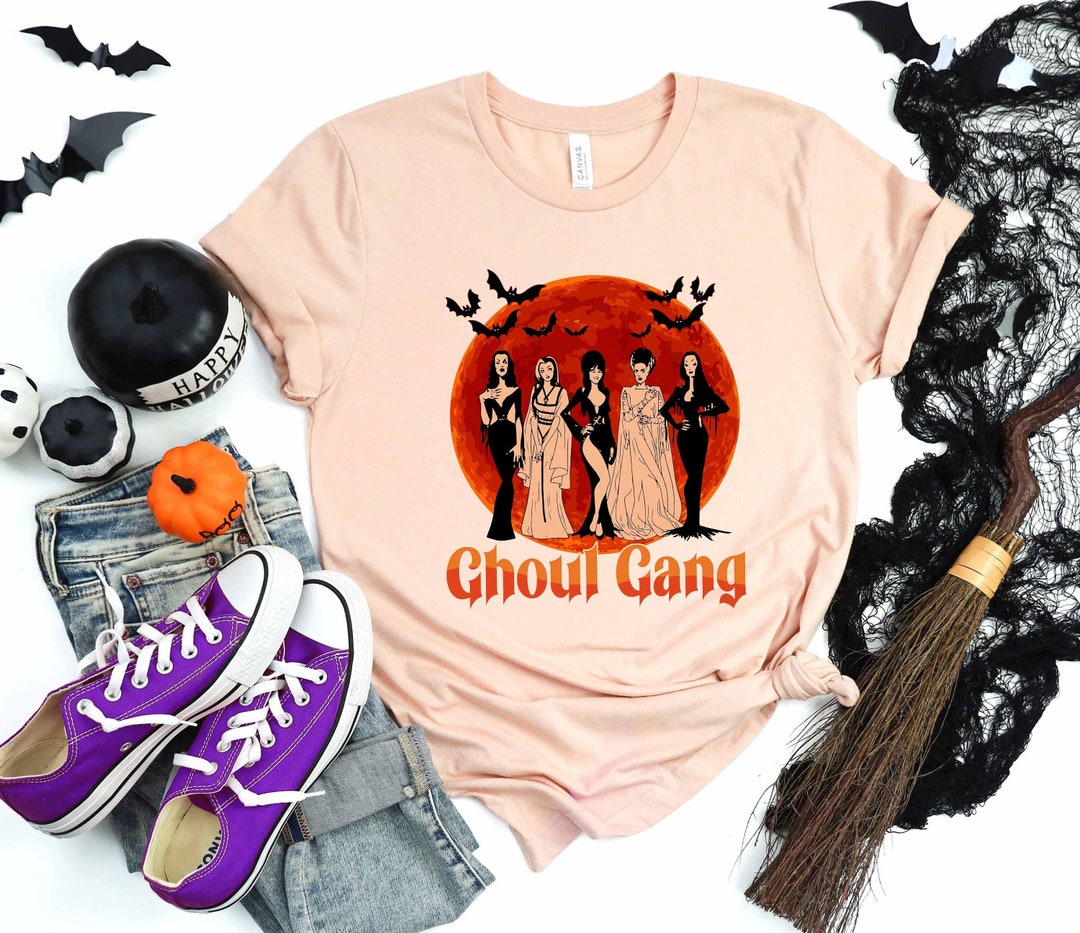Ghoul Gang Villains Squad Halloween T-shirt, Goth Queens Shirt ...