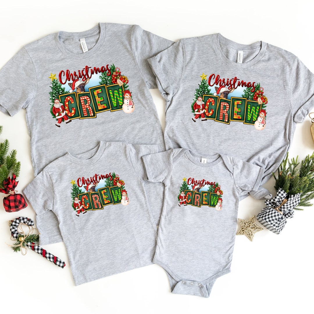 Christmas Crew T-shirt, Christmas Crew Group Shirt, Family Christmas ...
