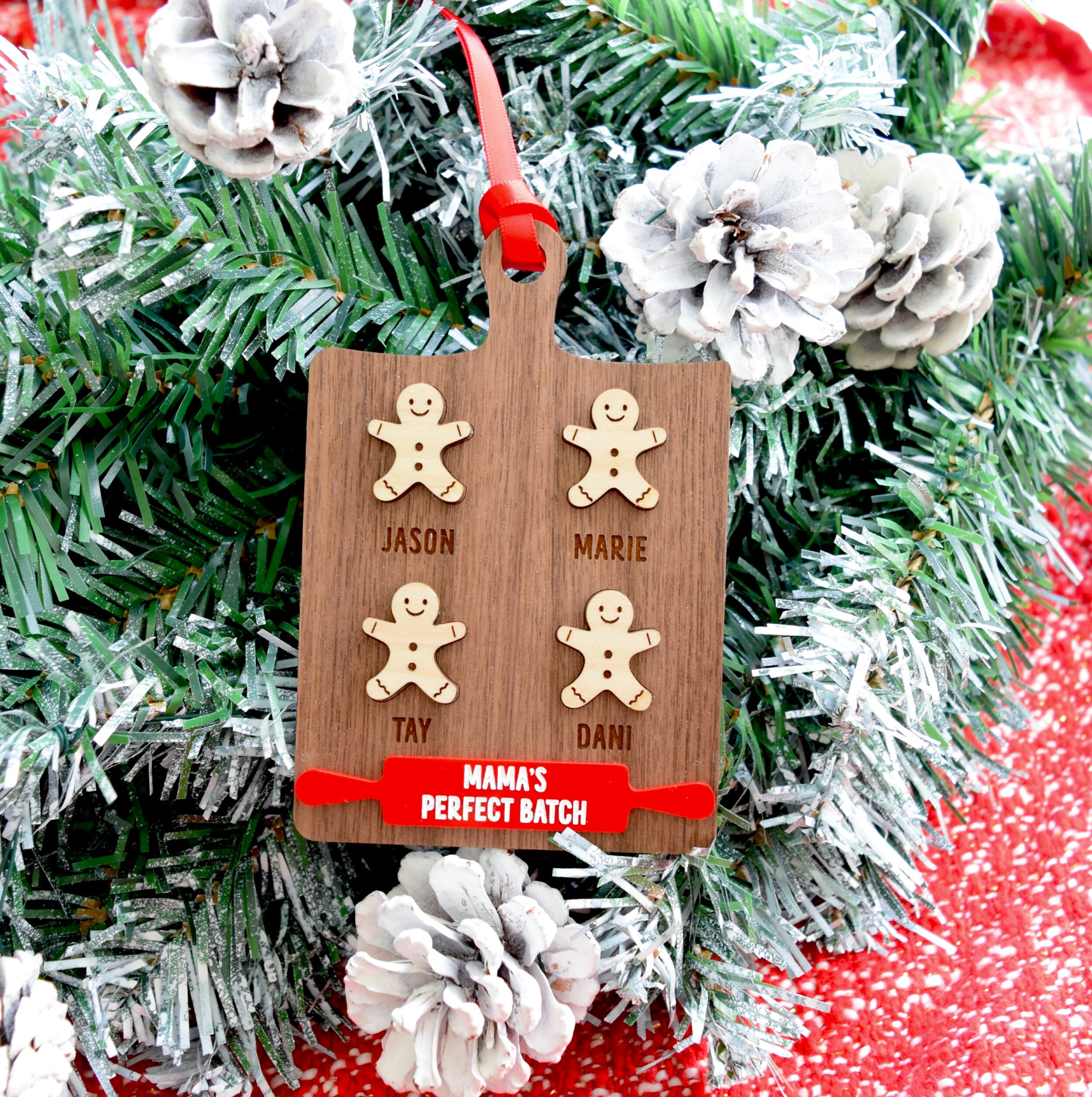 Personalized Gingerbread Cookie Ornament| Mom's Favorite Batch ...