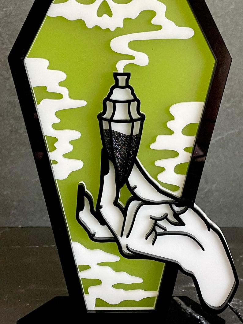 Magic Potion Acrylic Sign Frosted Acrylic Apothecary Decor Poison Vial ...