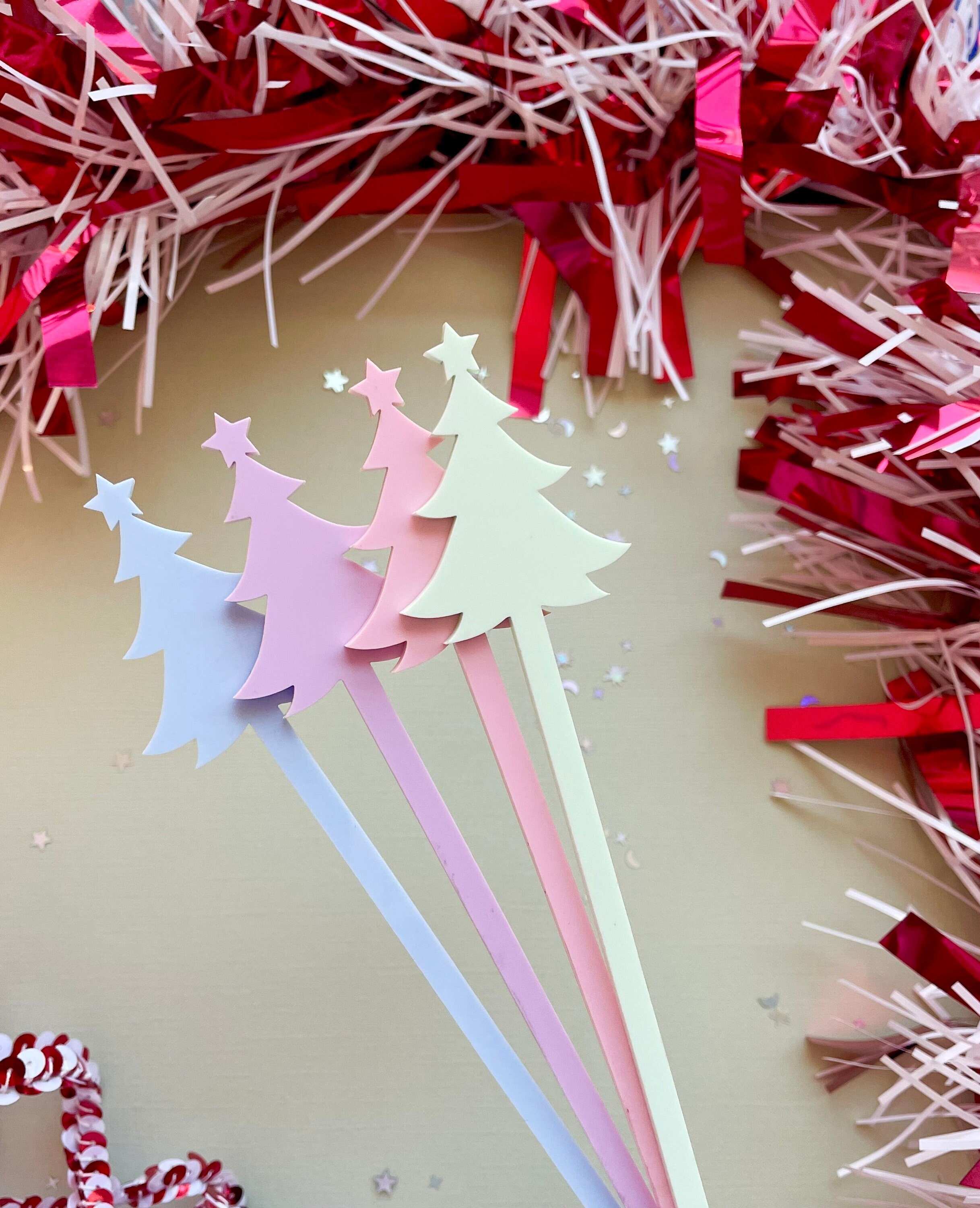Christmas Drink Stirrers| Christmas Tree Cocktail Stirrers| Holiday ...
