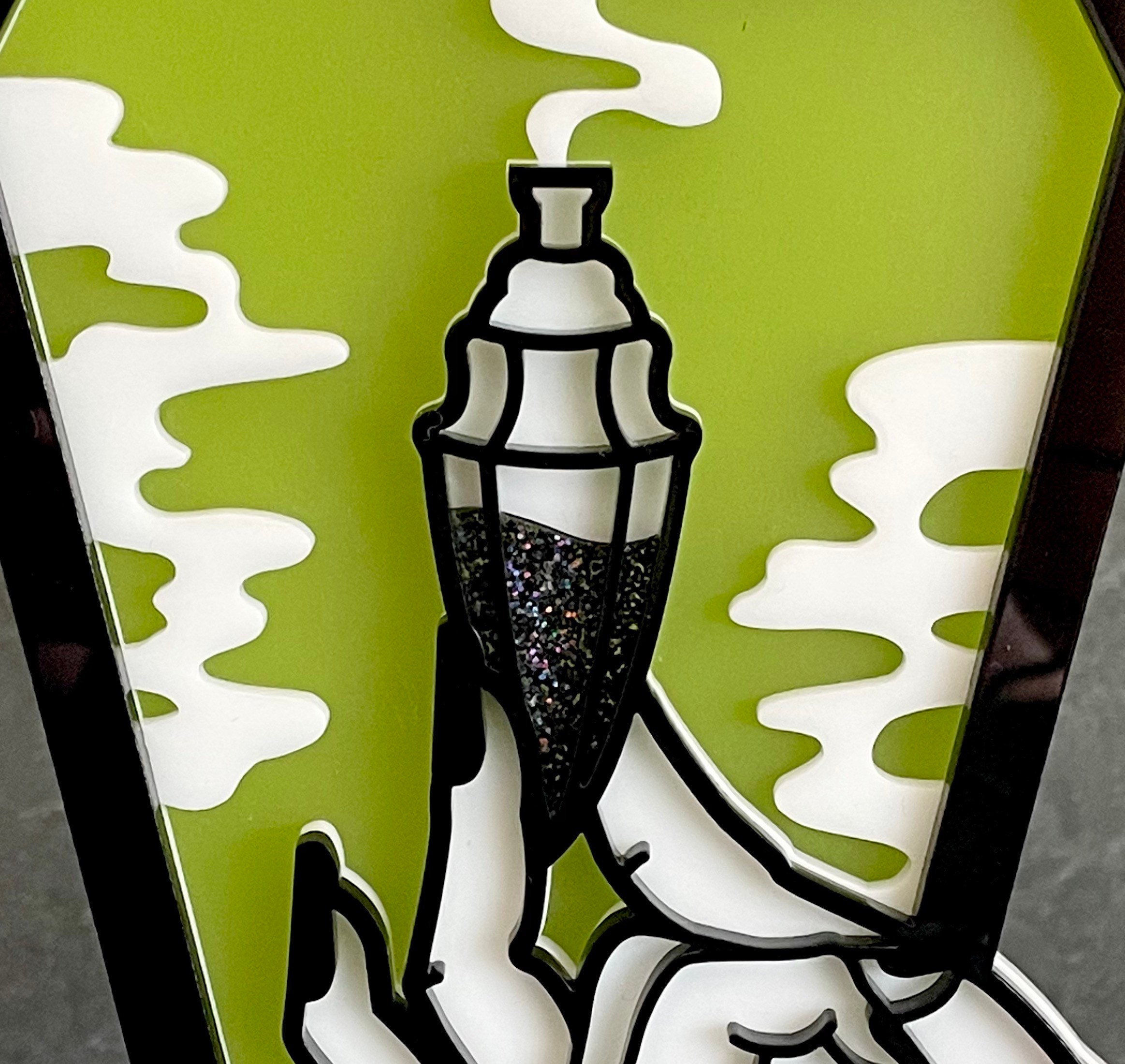 Magic Potion Acrylic Sign Frosted Acrylic Apothecary Decor Poison Vial ...