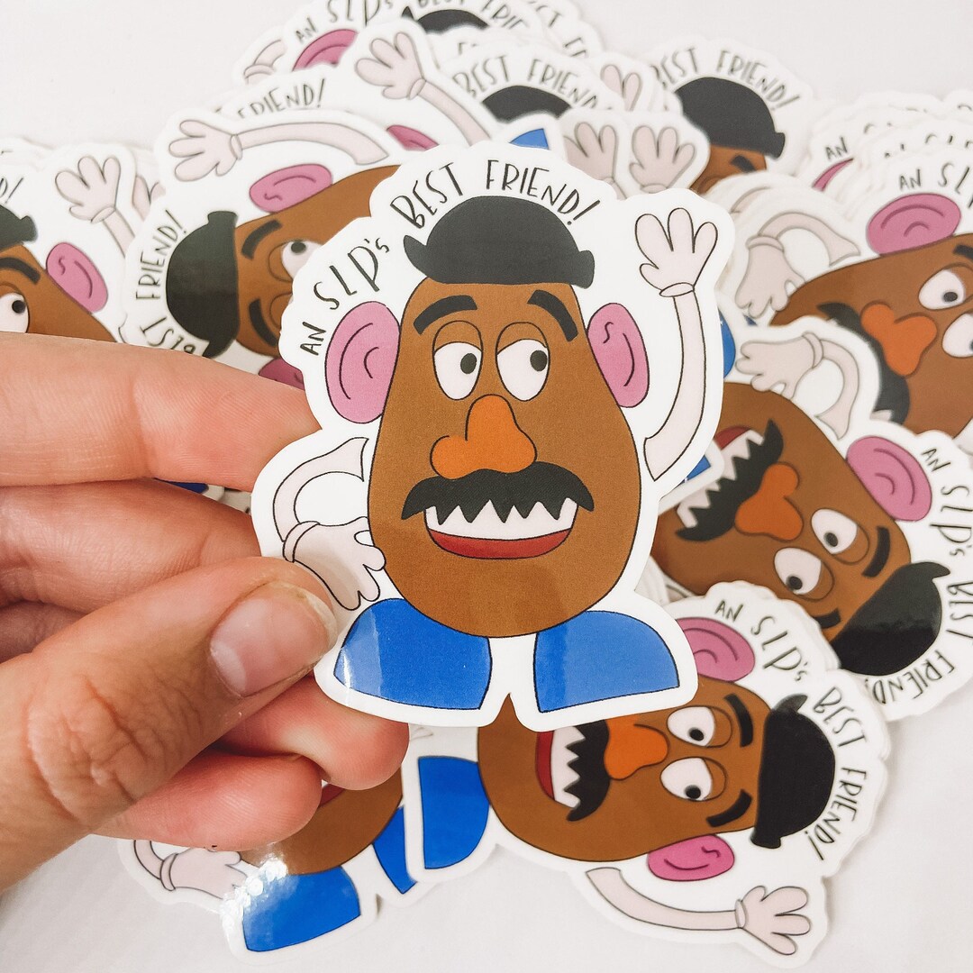 Speech Language Therapy - Mr. Potato Head Sticker - Speech & Language ...