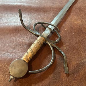 Hand Forged Rapier Sword/fencing Sabre - Etsy
