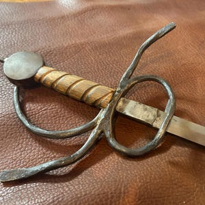 Hand Forged Rapier Sword/fencing Sabre - Etsy