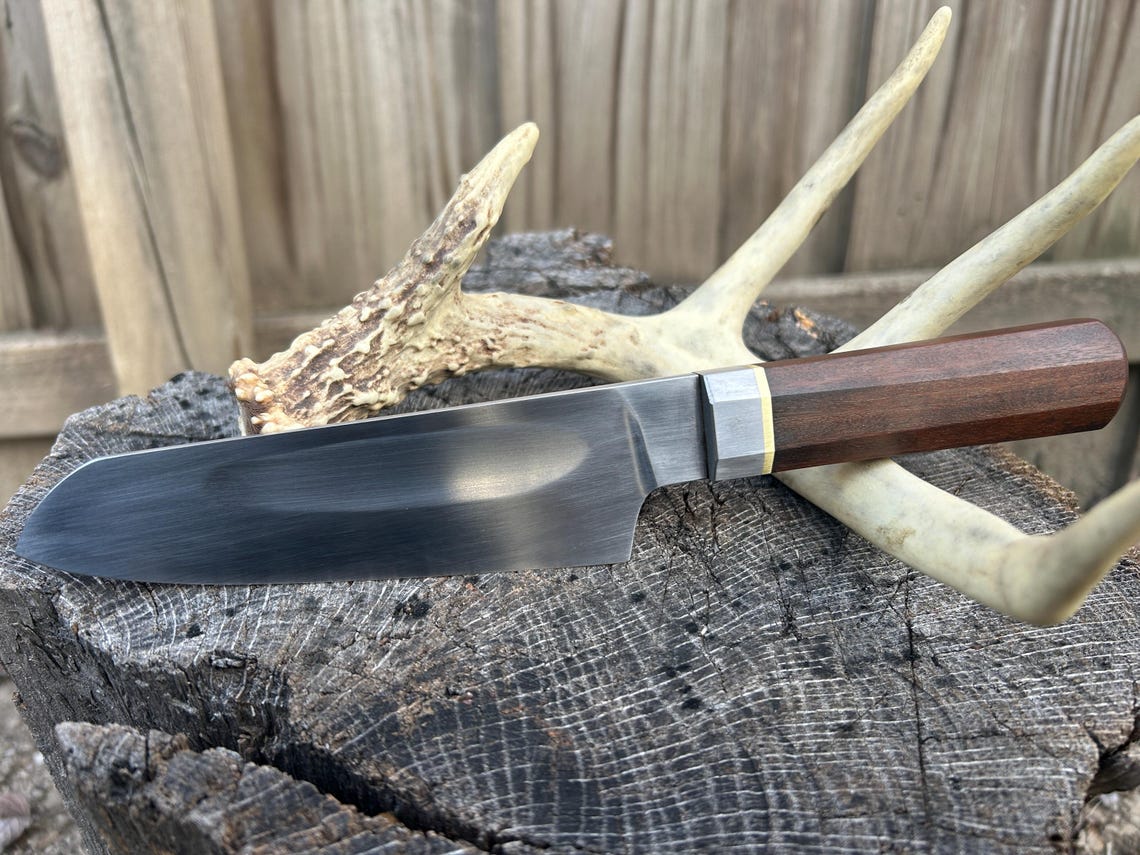 Hand Forged, Hand Made, Custom, Japanese Style Chef's and Kitchen Knife ...