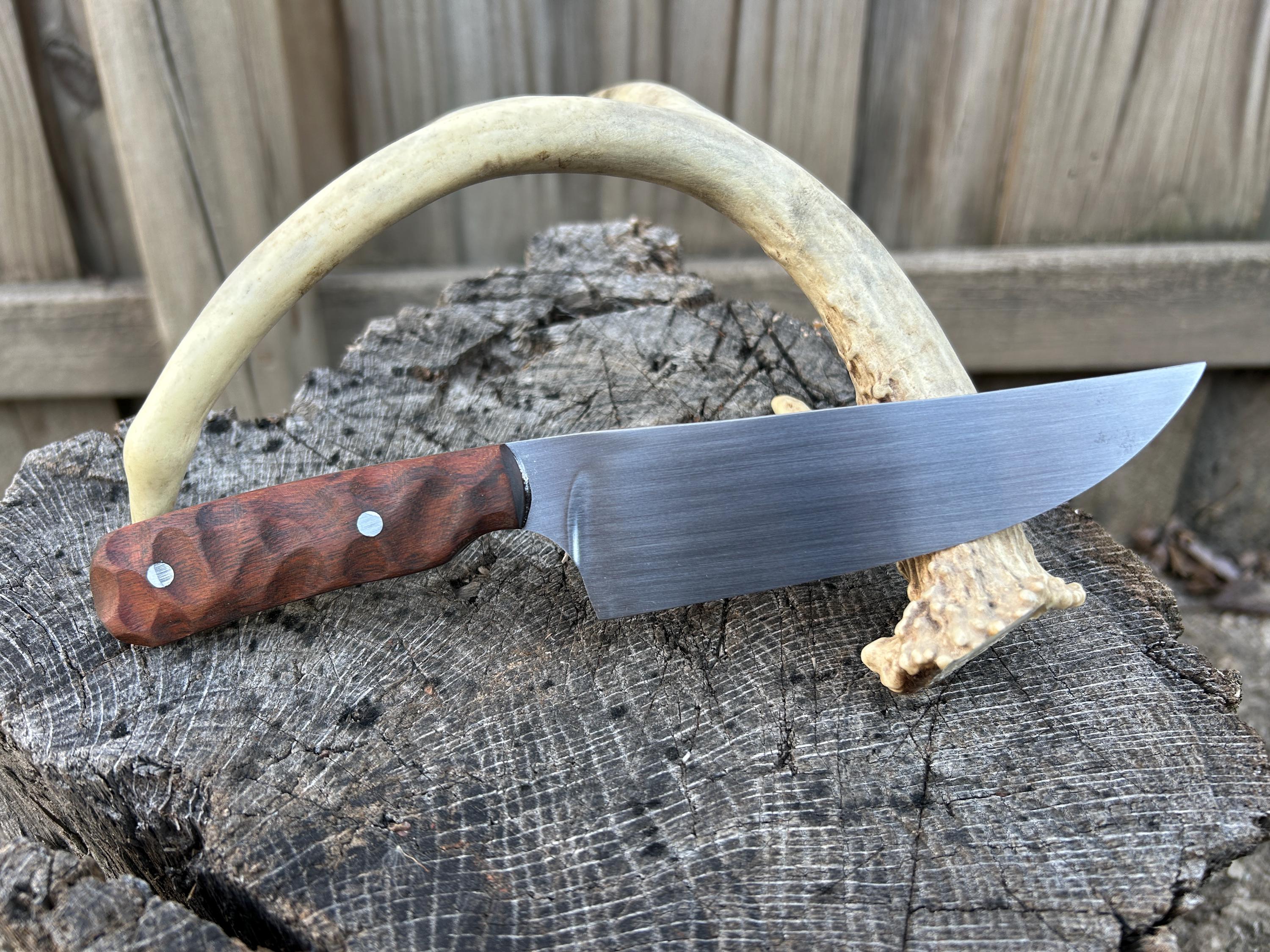 Hand-forged Tactical Hunting Knife/edc Knife/fixed Blade Knife - Etsy