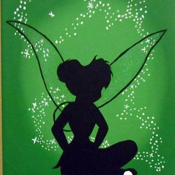 Tinker Bell Painting - Etsy