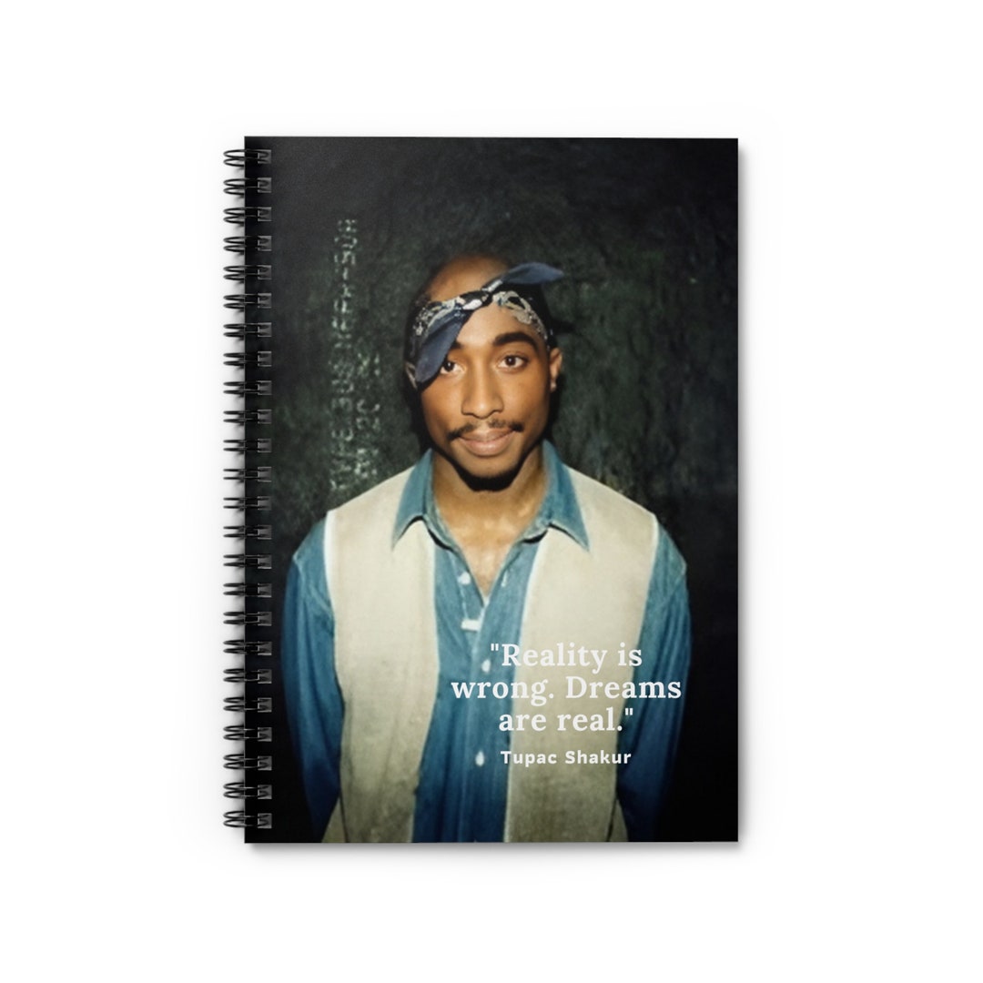Tupac Shakur Notebook Ruled Line - Etsy
