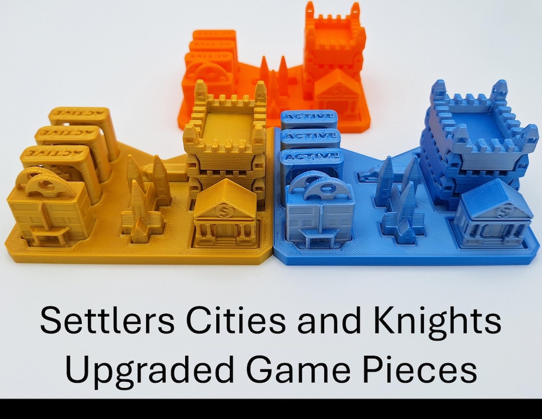 Settlers of Catan Cities and Knights Upgraded Game Pieces - Etsy
