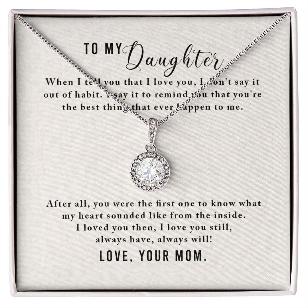 To Our Daughter Daughter Poem Daughter Christmas Necklace - Etsy