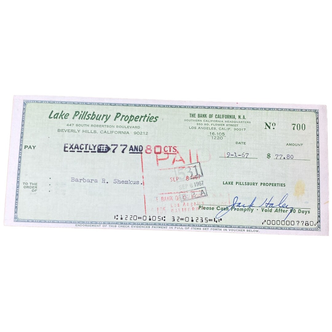 JACK HALEY d. 1979 Wizard of Oz Actor/tinman Autograph - Etsy