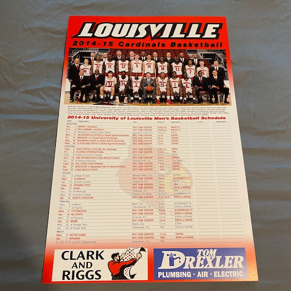 Schedule Basketball Poster - Etsy