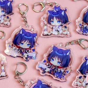 Wanderer / Scaramouche Chibi Acrylic Keychain Genshin Impact - Etsy