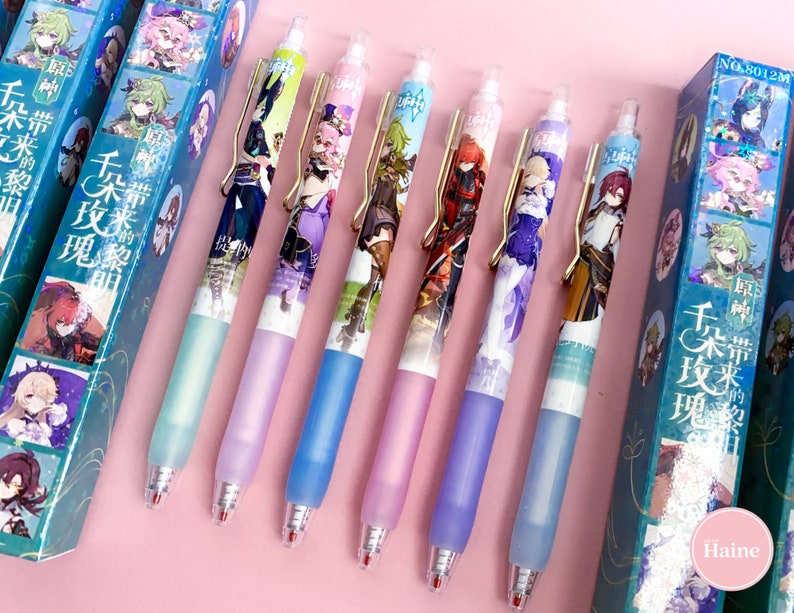 Genshin Impact Blind Box Writing Pen Random Packaging - Etsy